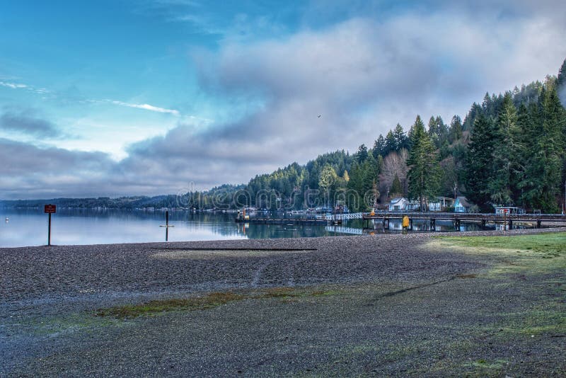 A Nice View of Water and Blue Sky Stock Image - Image of landscape ...