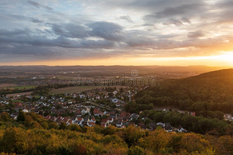 Landscape of Low Saxony in Germany Stock Photo - Image of city, ground ...