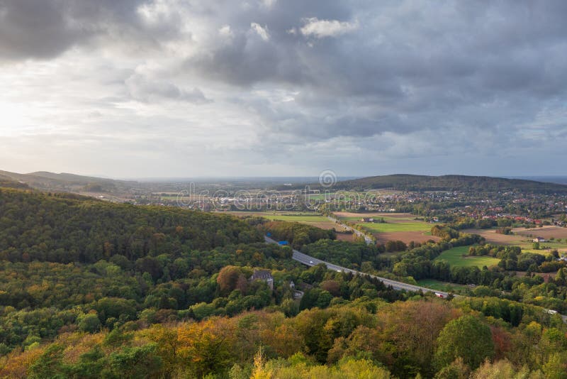 Landscape of Low Saxony in Germany Stock Image - Image of country ...