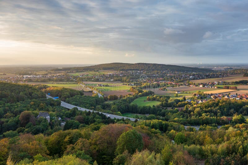 Landscape of Low Saxony in Germany Stock Photo - Image of mountains ...