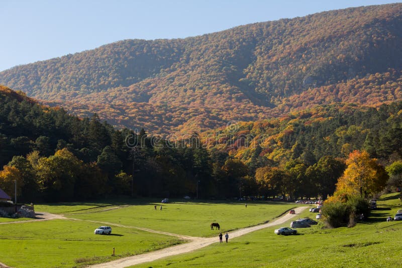 Landscape - Magura, Codlea editorial stock image. Image of travel ...