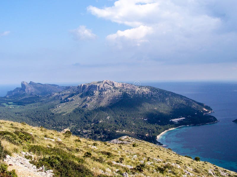 Landscape Mallorca stock image. Image of horizontal, paradise - 57395135
