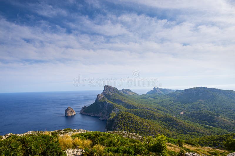 Beautiful Landscape in Mallorca Island , Spain Stock Photo - Image of ...