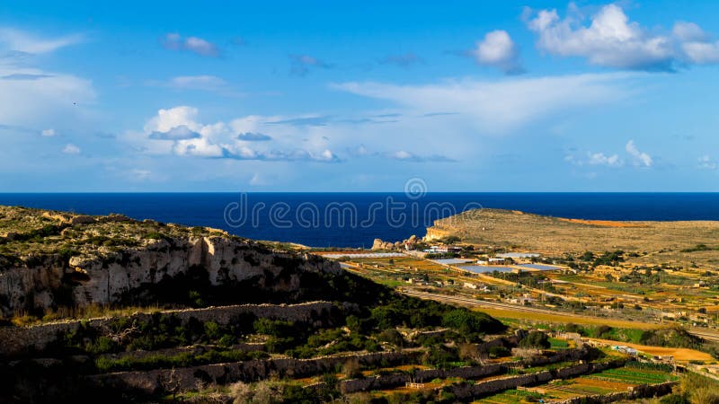 Landscape of Marfa Peninsula Stock Photo - Image of peninsula, desert ...