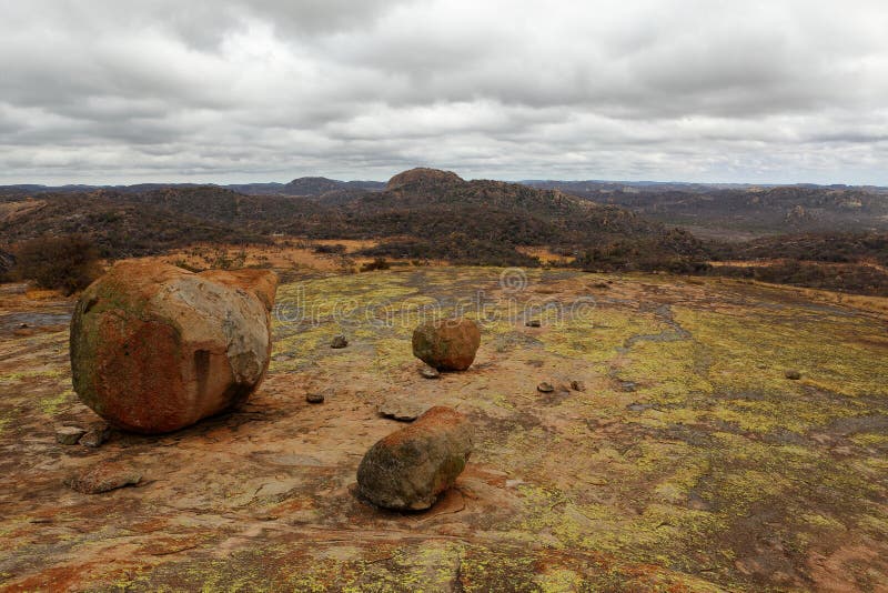 Landscape of the Matopo National Park in Zimbabwe Stock Image - Image ...