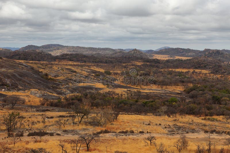 Landscape of the Matopo National Park in Zimbabwe Stock Photo - Image ...