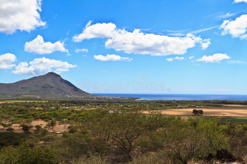 Landscape of Mauritius stock image. Image of blue, exotic - 28116767