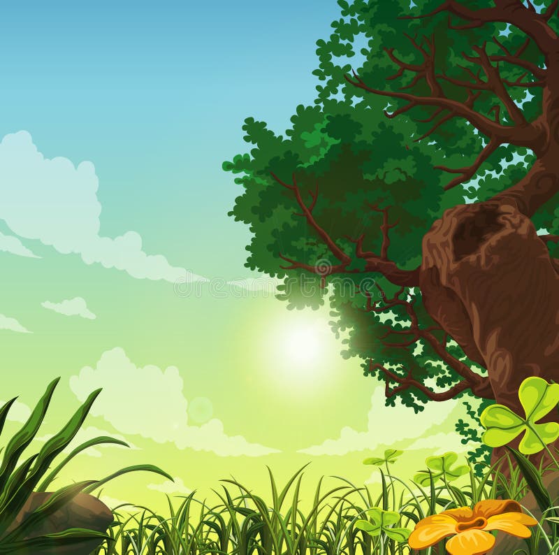 Wolf S Lair. Den in the Forest Stock Illustration - Illustration of ...