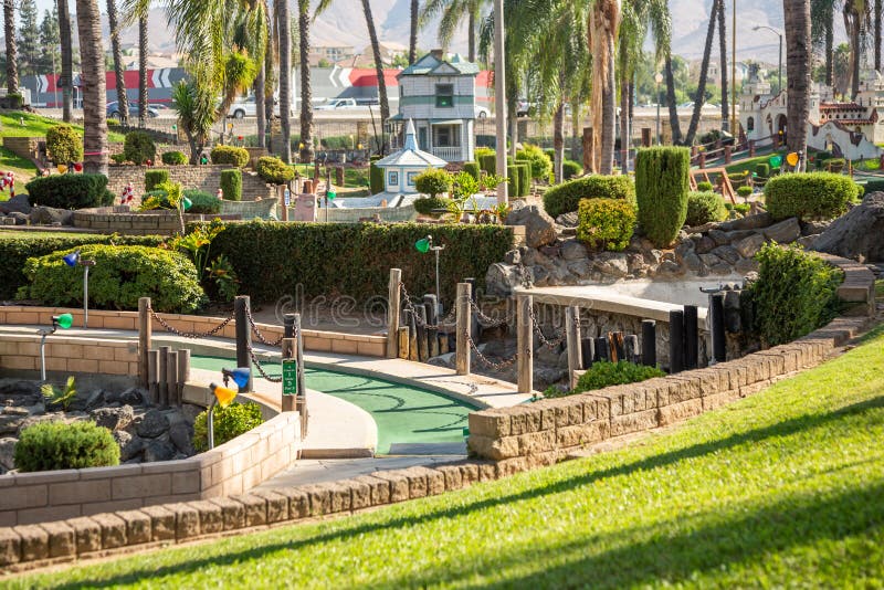Mini golf course editorial image. Image of miniature - 158314430