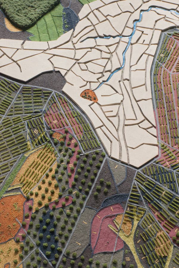 Landscape model stock image. Image of setup, soil, river - 16510109