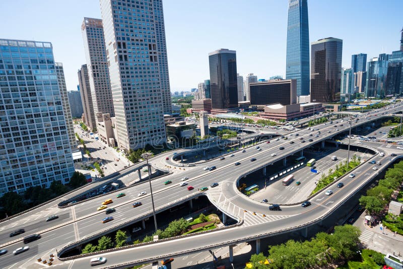 Landscape of modern city stock image. Image of office - 26172891