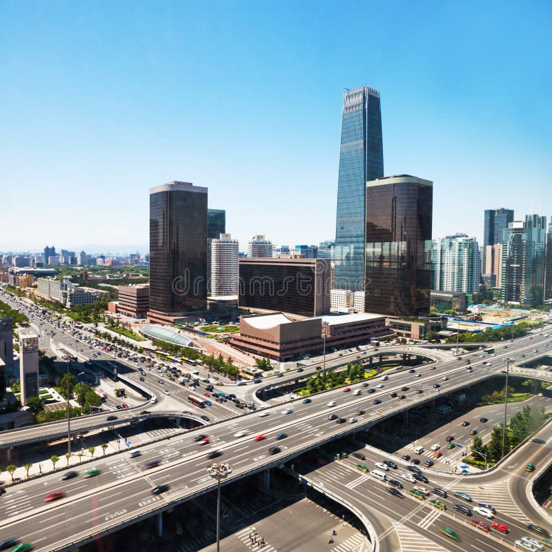 Landscape of modern city stock photo. Image of cityscape - 26173280