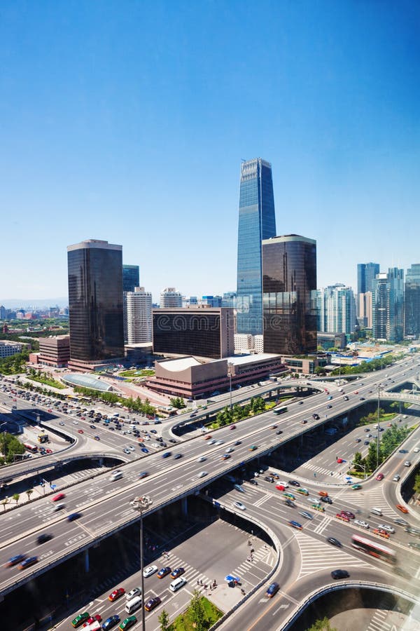 Landscape of modern city stock photo. Image of road, traffice - 26173480