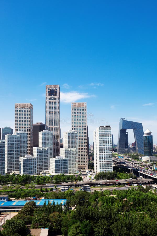 Landscape of modern city stock image. Image of skyline - 26182755