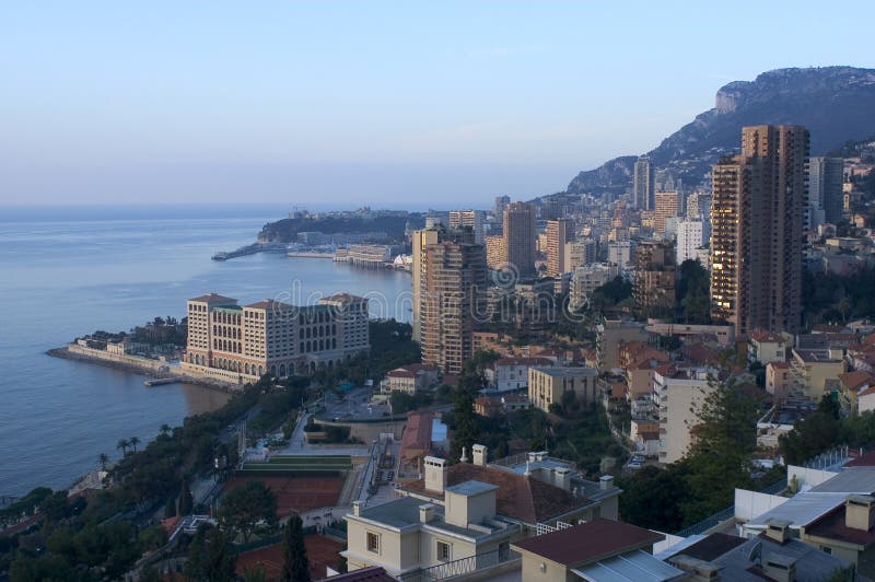 Landscape of Monaco stock photo. Image of casino, famous - 35541538