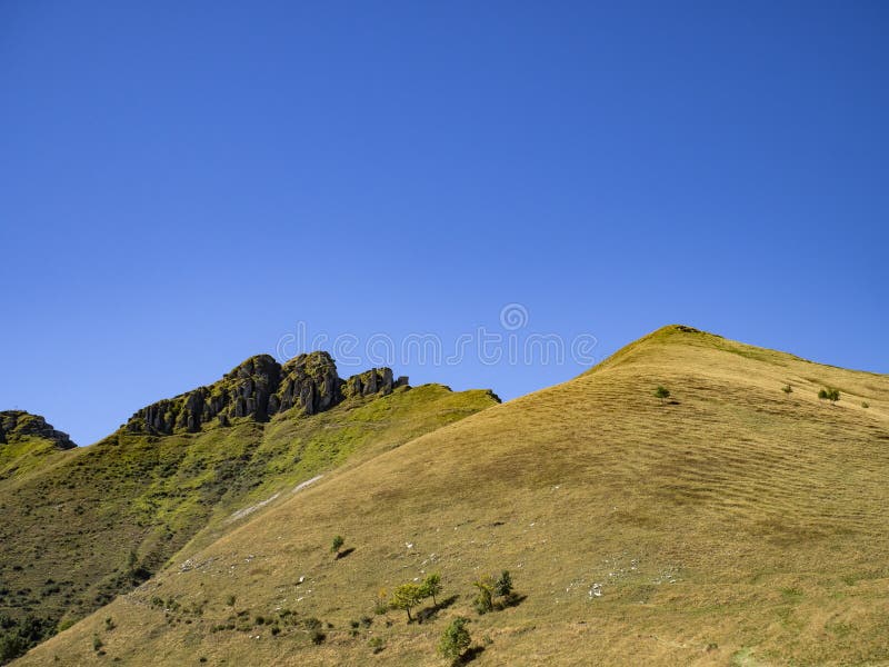 Landscape of Mount Generoso from Intelvi Valley Stock Photo - Image of ...