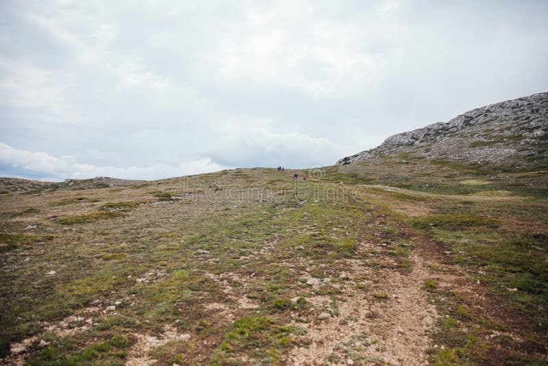 Beautiful Landscape of a Mountain Peak without Trees Stock Photo ...