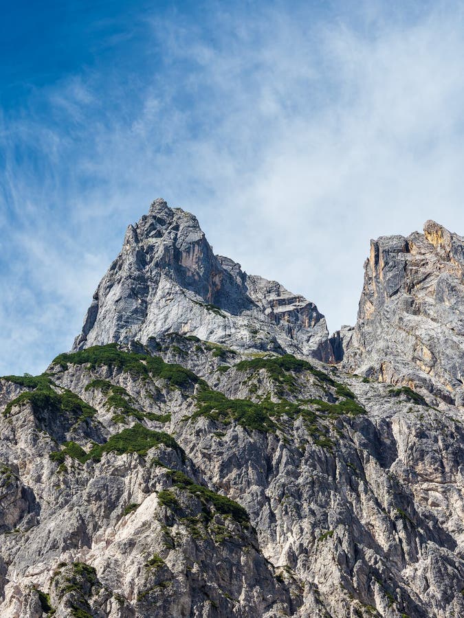Landscape with Mountains in the Berchtesgaden Alps, Germany Stock Image ...