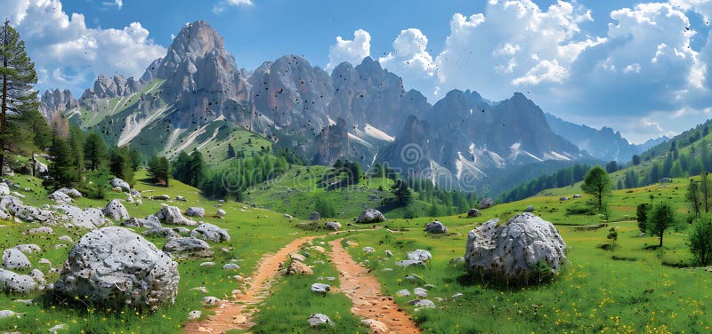 Landscape of Mountains in Different Regions of the World High Quality ...