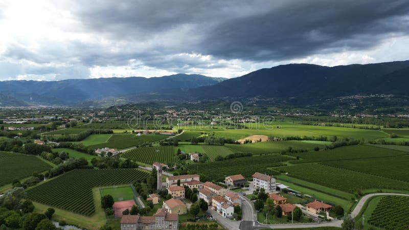 The Landscape on the Mountains is Empty and Dark As it Appears ...