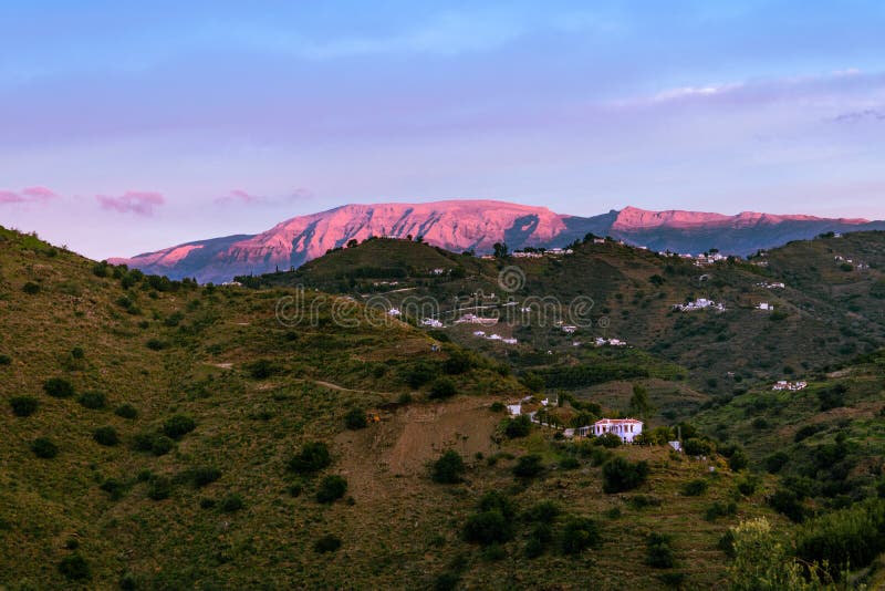 Mountains of Malaga stock photo. Image of landscape, east - 23153120