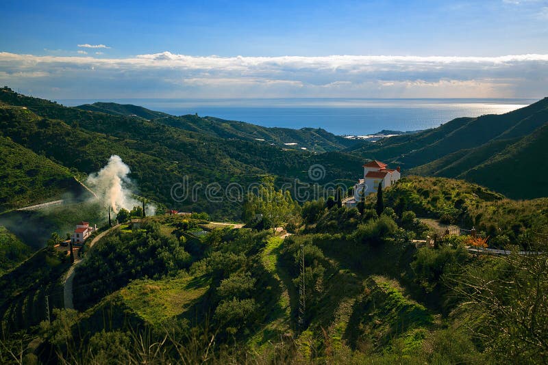 Mountains of Malaga stock photo. Image of landscape, east - 23153120