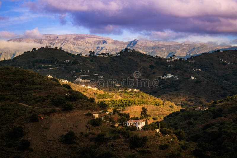 Mountains of Malaga stock photo. Image of spain, valley - 22917148
