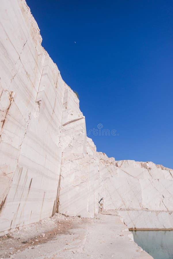 Landscape in the Mountains of Marble Rocks from the Quarry Stock Image ...