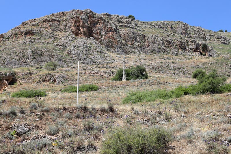 Landscape in the Mountains in the State of Israel Stock Image - Image ...