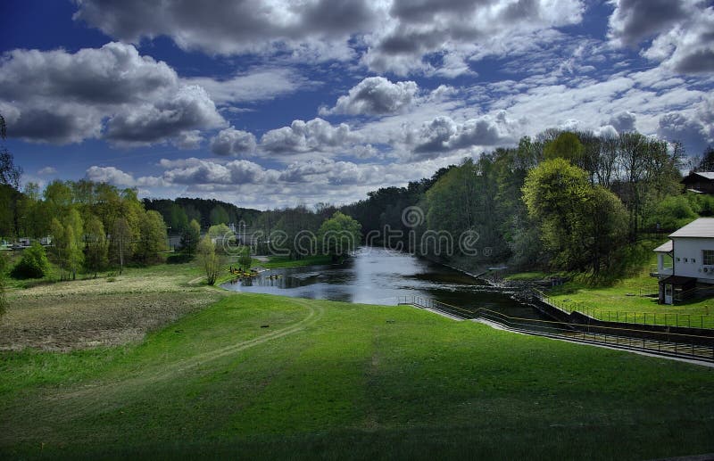 Landscape of Mylow stock image. Image of polska, mylow - 2372443