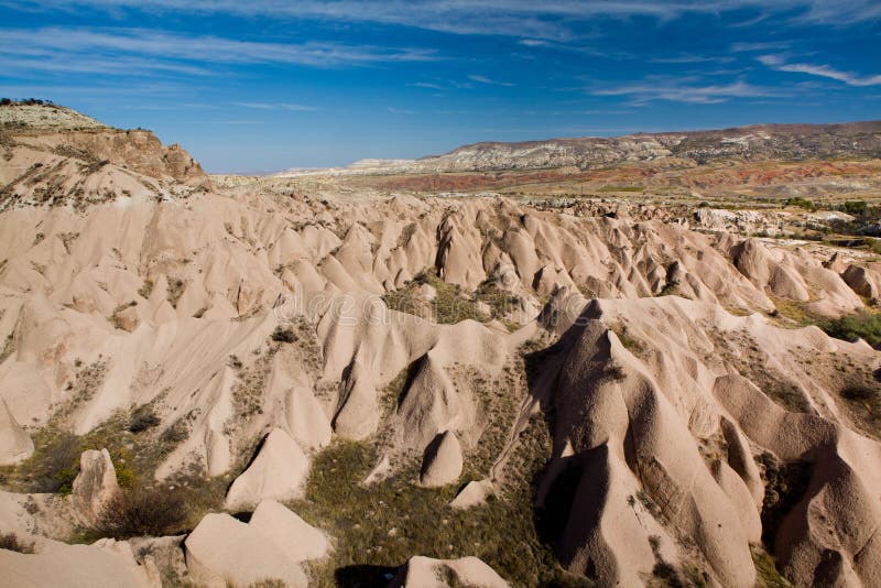 Landscape of Natural Rock Forms Cappadocia, Stock Photo - Image of ...