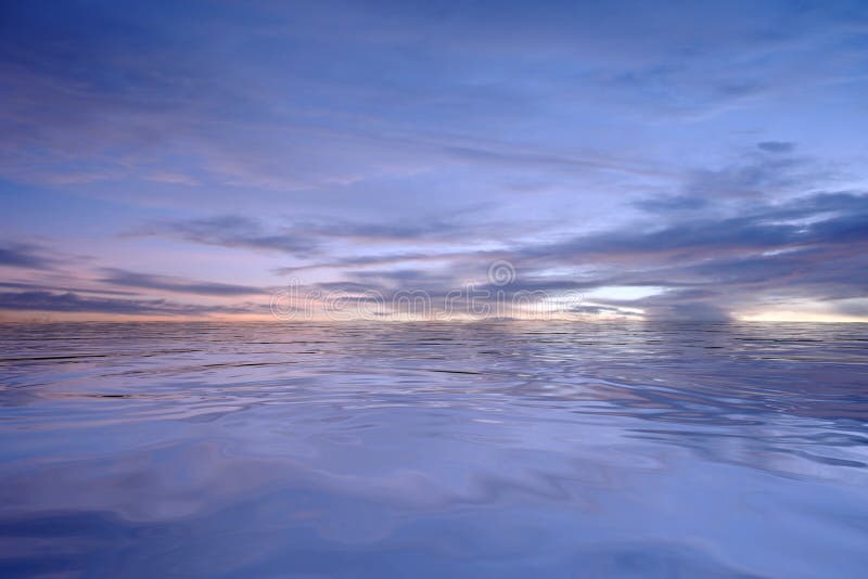 Landscape Natural Sky Render Stock Illustration - Illustration of ...