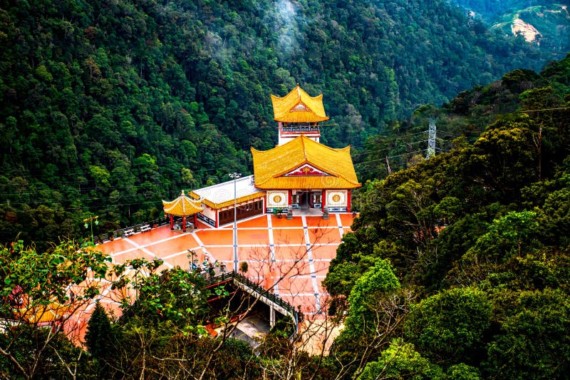 Landscape of Nature and Chin Swee Temple Stock Image - Image of climate ...