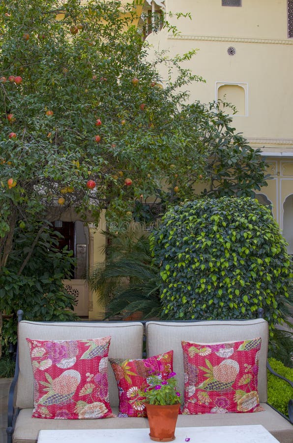 Landscape of Nature of a Fruit Tree of Grenades Stock Photo - Image of ...