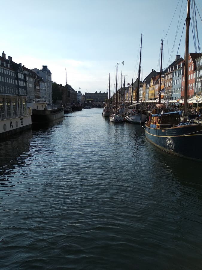 Landscape Nature River Denmark Stock Photo - Image of nature, denmark ...