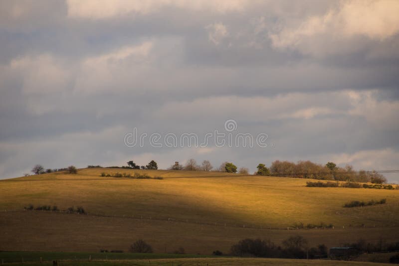 Landscape Near the German Village Called Hallenberg Stock Photo - Image ...