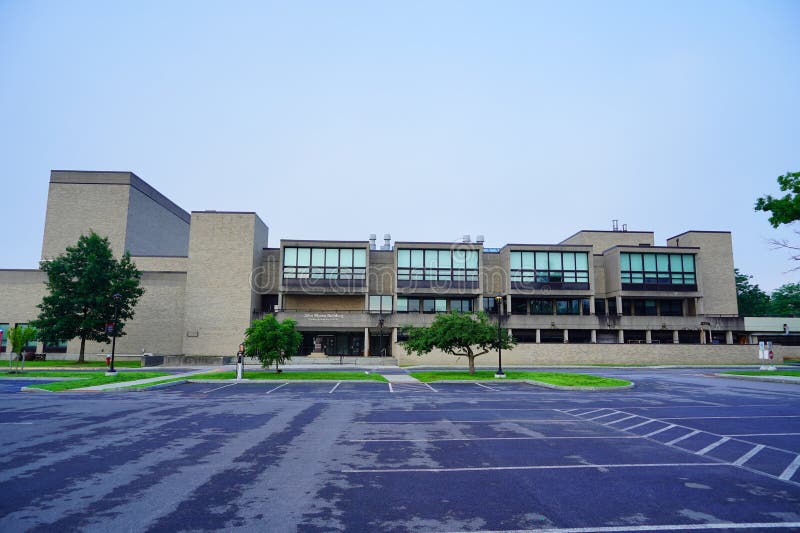 The Landscape of New York State University Plattsburgh Stock Image ...