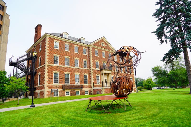 The Landscape of New York State University Plattsburgh Stock Photo ...