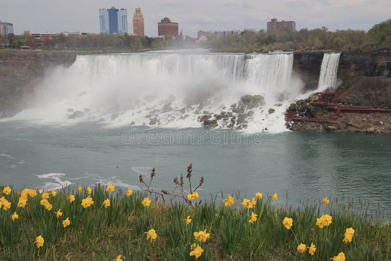Niagara waterfalls stock photo. Image of clouds, niagara - 317476064