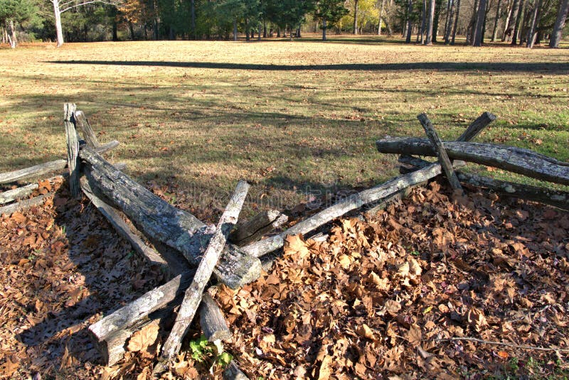 Colonial Split Rail fence stock photo. Image of park - 208192496