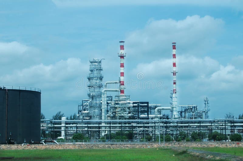 Oil Refinery stock photo. Image of refinery, funnel, industry - 237240