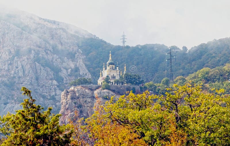 Old Church in the Mountains Stock Photo - Image of outdoors, religious ...