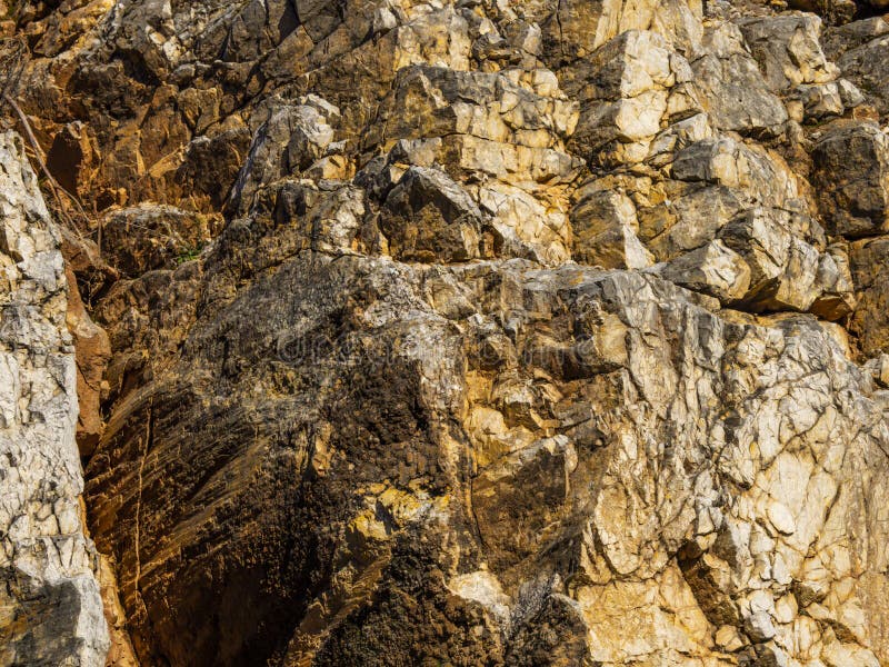 Landscape in Old Limestone Mining, Baita, Romania Stock Photo - Image ...