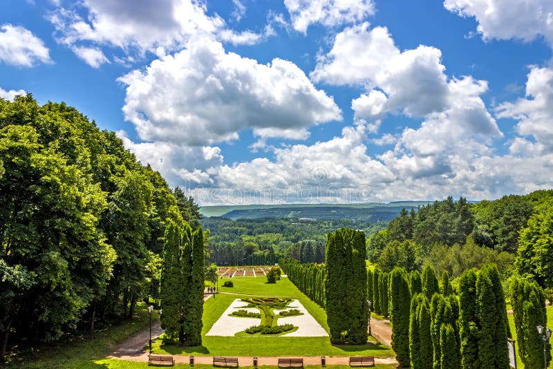 Landscape of the old park stock photo. Image of trees - 234972378