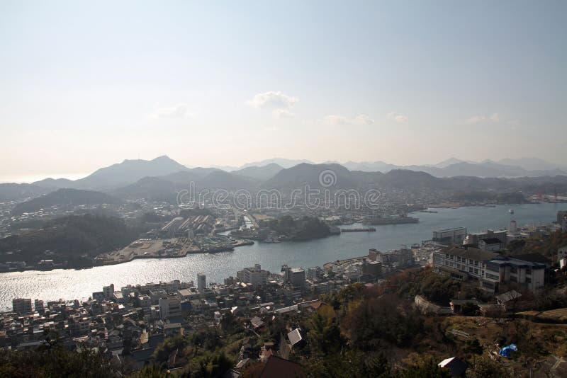 Landscape of Onomichi stock photo. Image of ocean, hiroshima - 46777798
