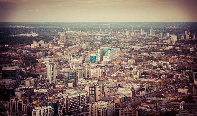 Landscape over London editorial photo. Image of european - 50259556