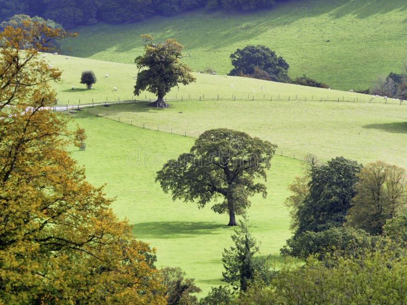 Landscape Overview Near Chard Somerset Stock Photo - Image of valley ...