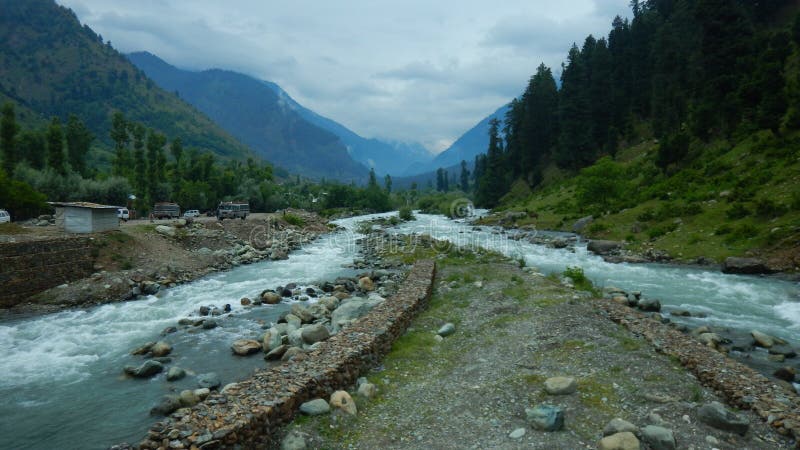 Landscape in Pahalgam-9 stock photo. Image of greenery - 98307302