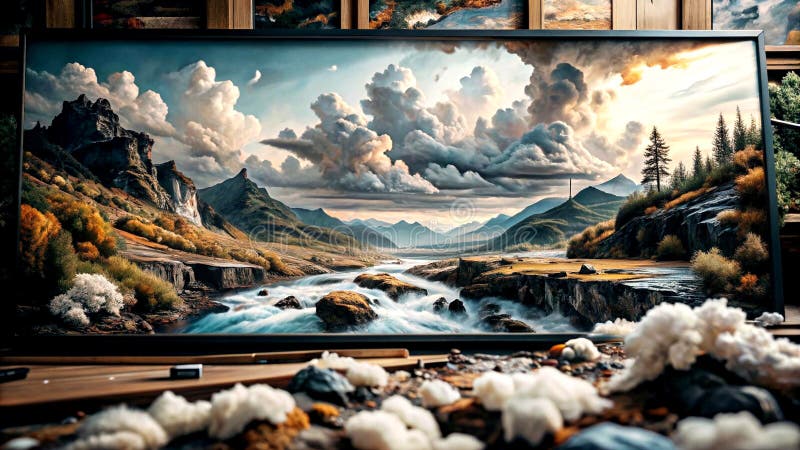 A Journey through Time: a Landscape Evolving through Layers of Color ...