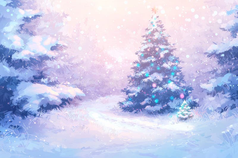 Landscape Painting Winter Border Backgrounds Stock Photos - Free ...